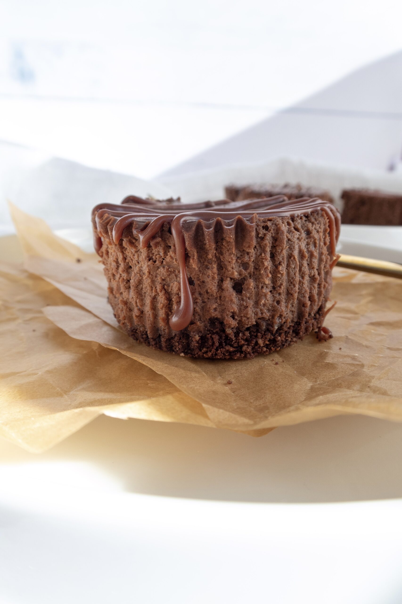 Mini Chocolate Cheesecakes - Eliya Eats